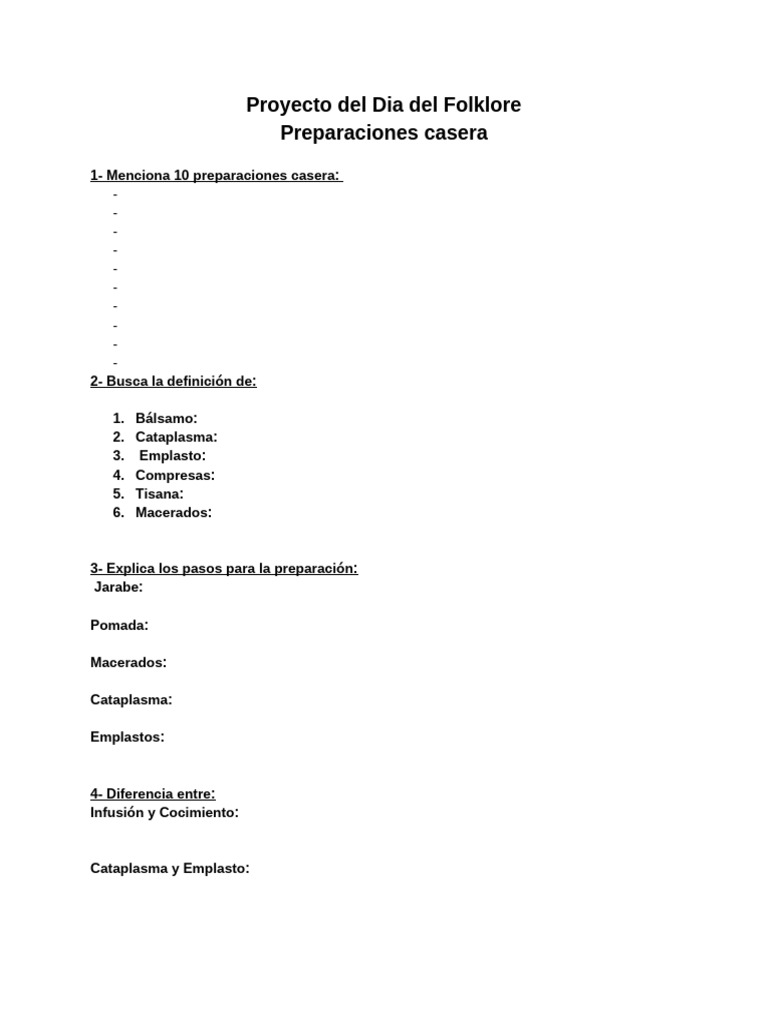 Proyecto Del Dia Del Folklore | PDF