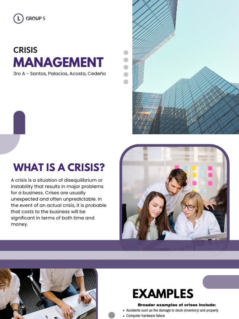 Crisis Management | PDF