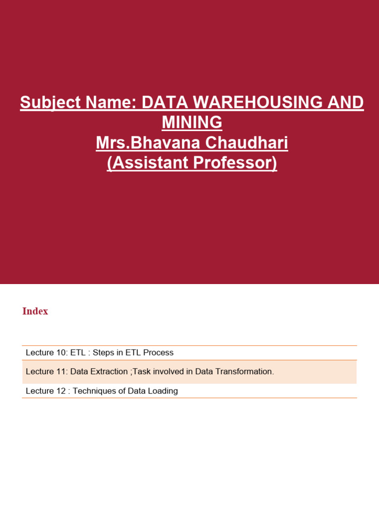 DW M Module 1 3 (BH) | PDF