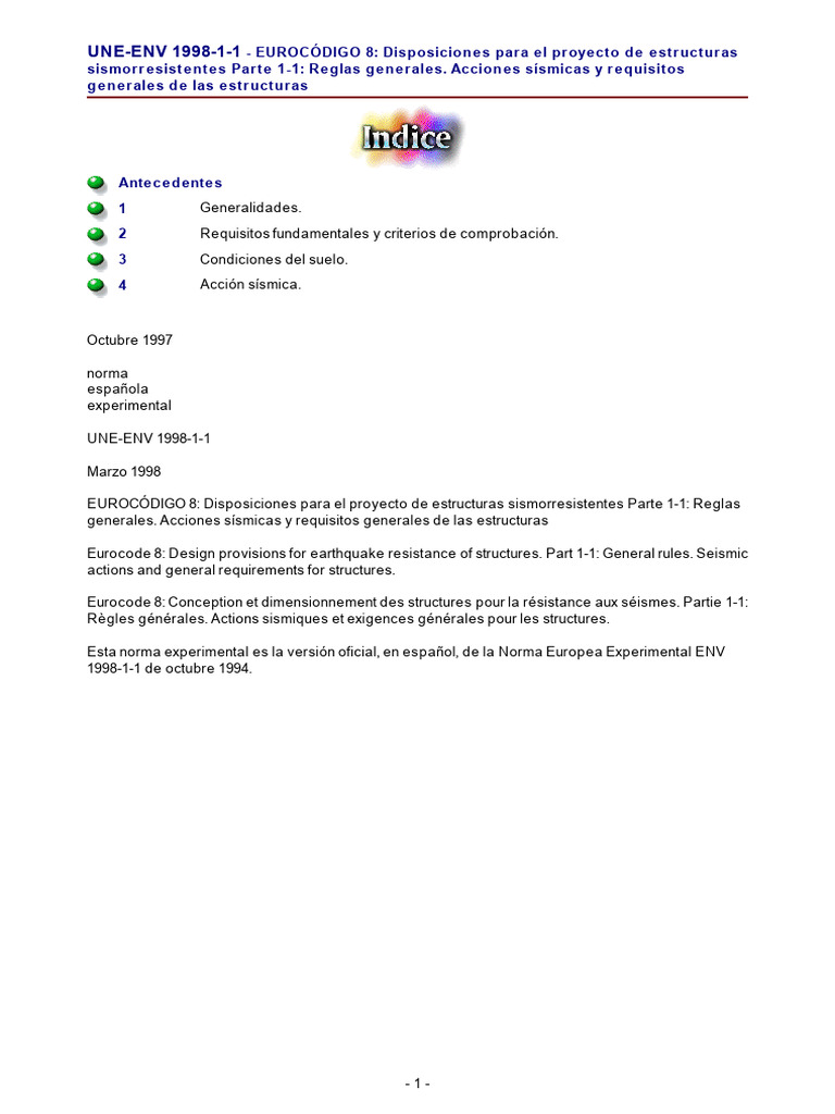 Eurocodigos 1 1 | PDF