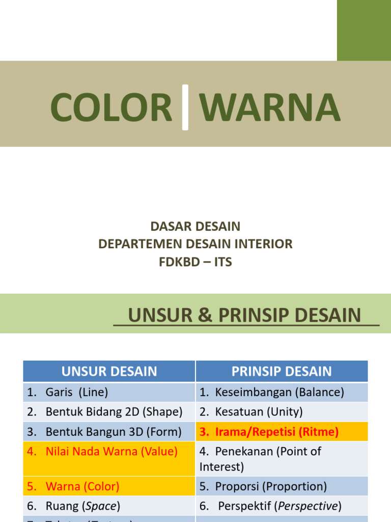 TEORI WARNA Tugas 2 - Analogus Color Modul | PDF