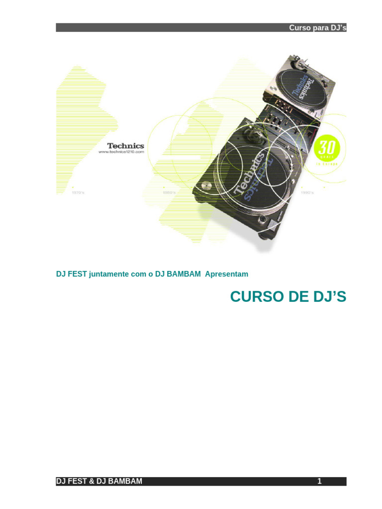 Apostila Curso de DJS | PDF