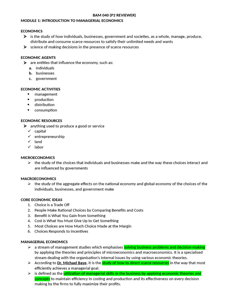 Bam 040 P2 Reviewer | PDF