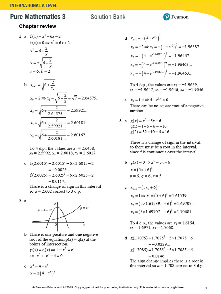 P3 - Chapter Review 8 | PDF
