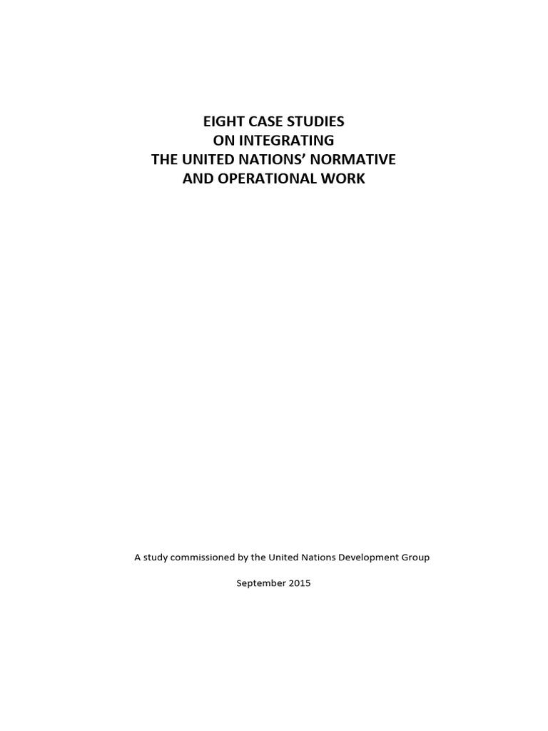 Normative Operational Study FINAL | PDF