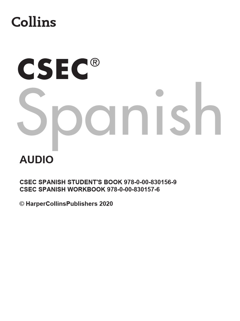 CSEC Spanish Audio Copyright | PDF