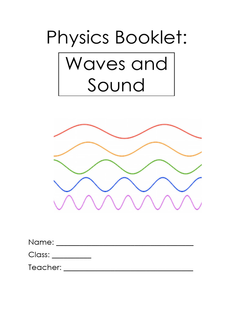 Physics Booklet Waves and Sound | PDF