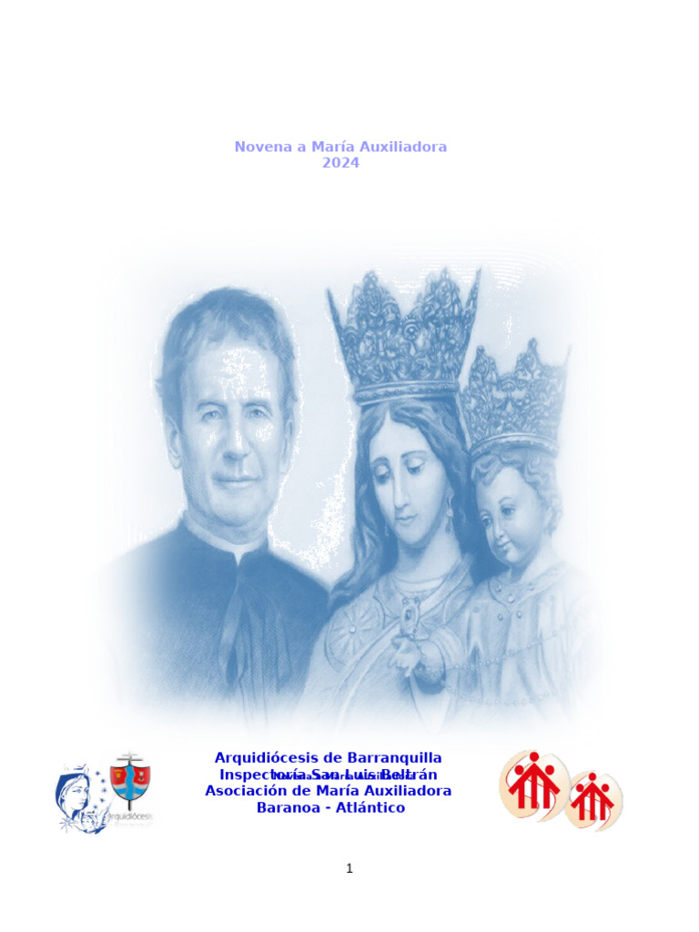 Novena A Maria Auxiliadora 2024 | PDF