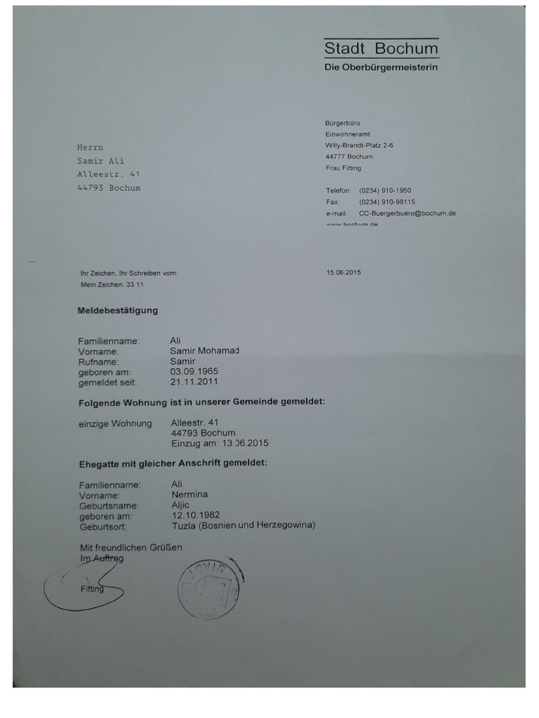 Prijava Boravka | PDF