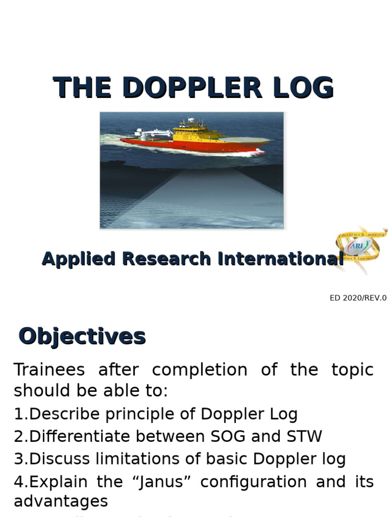 05a. Doppler Log-Ph2 | PDF