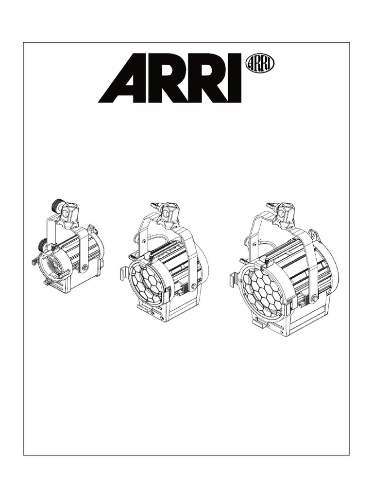 ARRI 150 & 300 Plus User Manual | PDF | Light