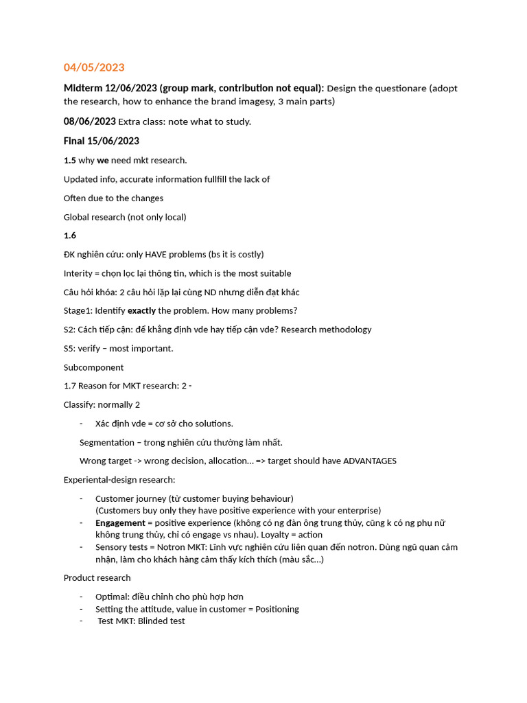 MKT Research | PDF | Cognition | Career & Growth