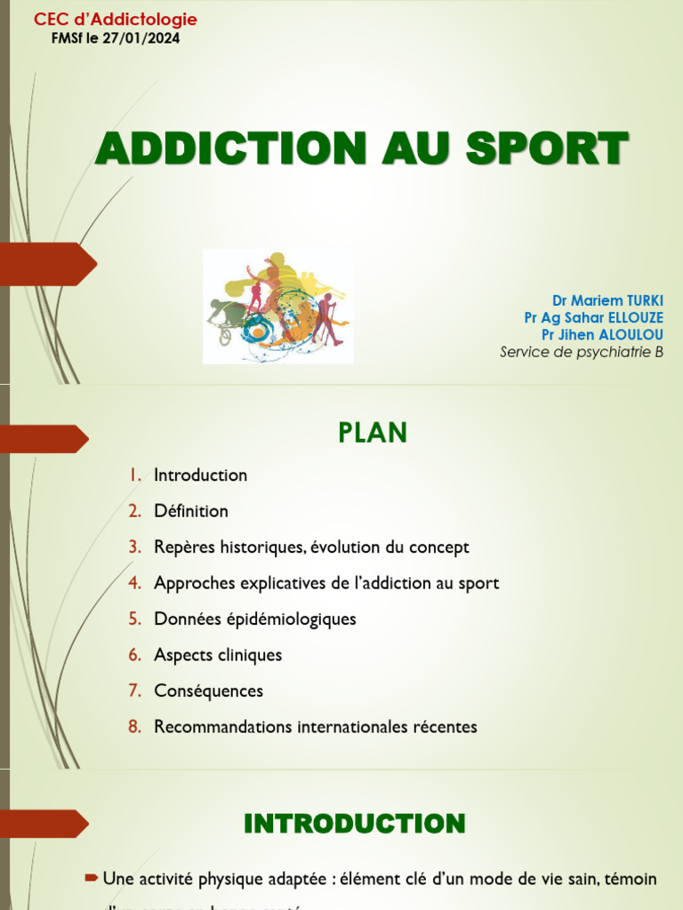 Addiction Au Sport | PDF
