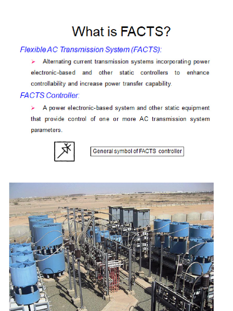 1-MODULE 1-Concept of FACTS, Types and Benefits-15-07-2024 | PDF