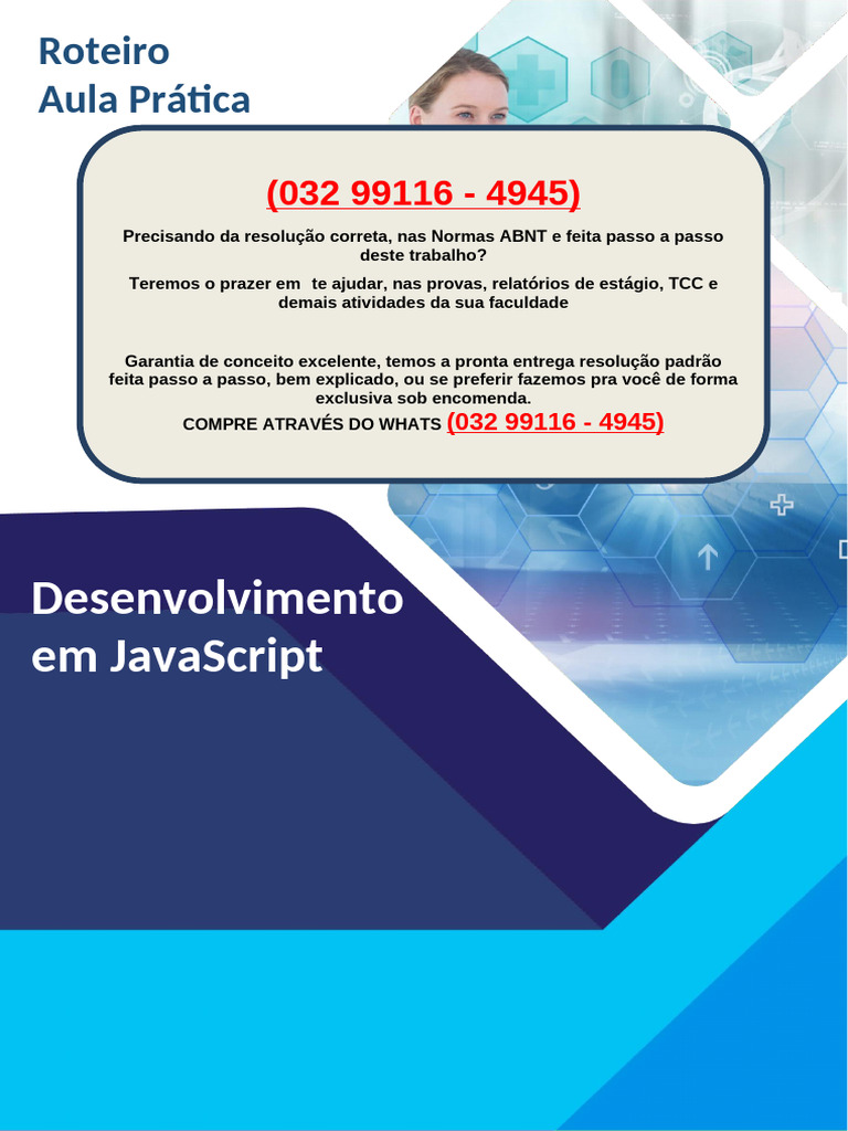 Resolução - (032 99116 - 4945) - Roteiro de Aula Prática ...