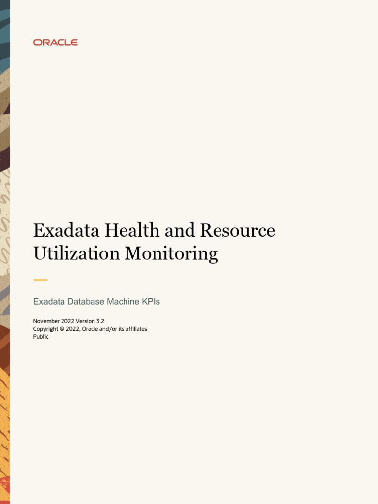 Exadata Database Machine Kpis | PDF