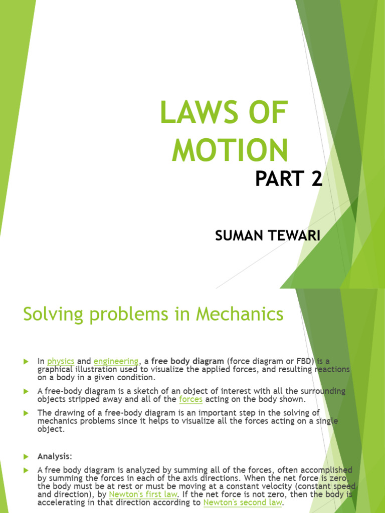 Laws of Motion Part 2 | PDF