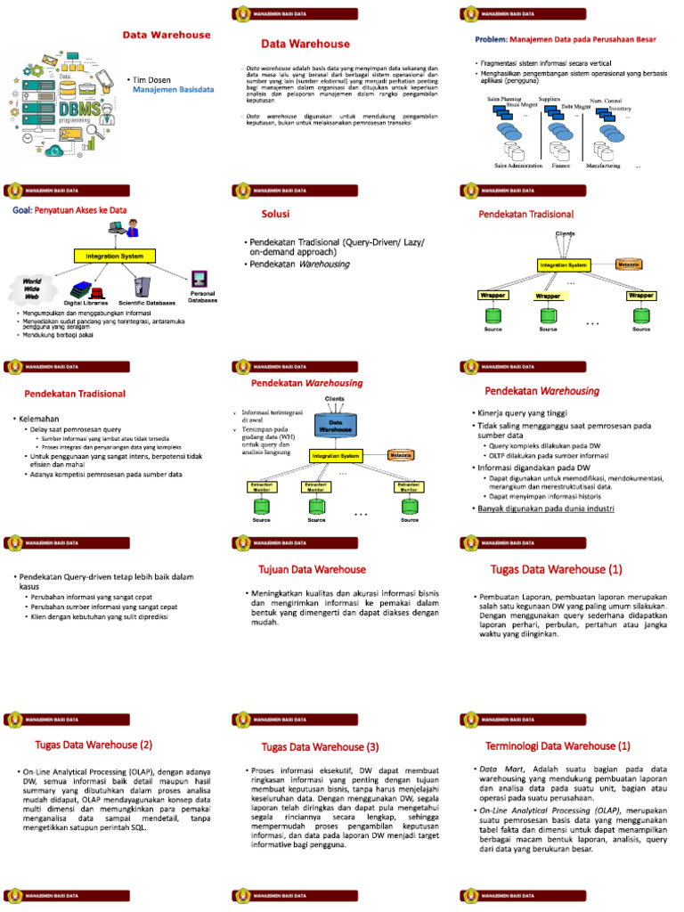 11 Data Warehouse | PDF
