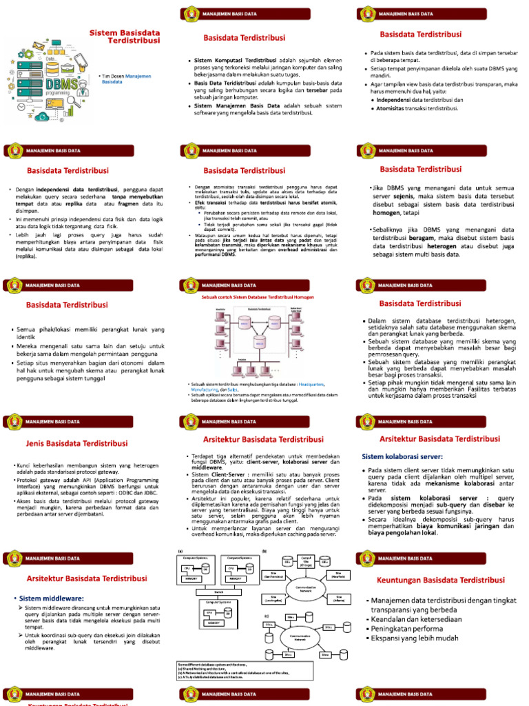 10 Basdat Terdistribusi | PDF