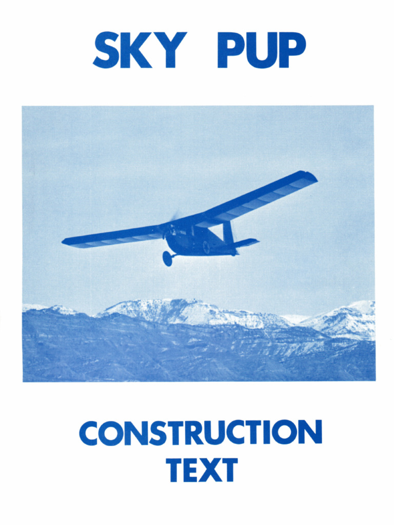 Sky Pup Construction Text | PDF