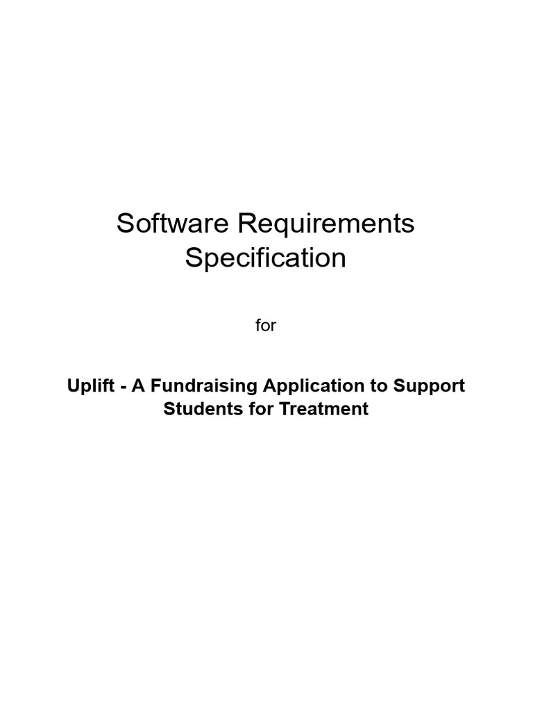 Uplift SRS | PDF