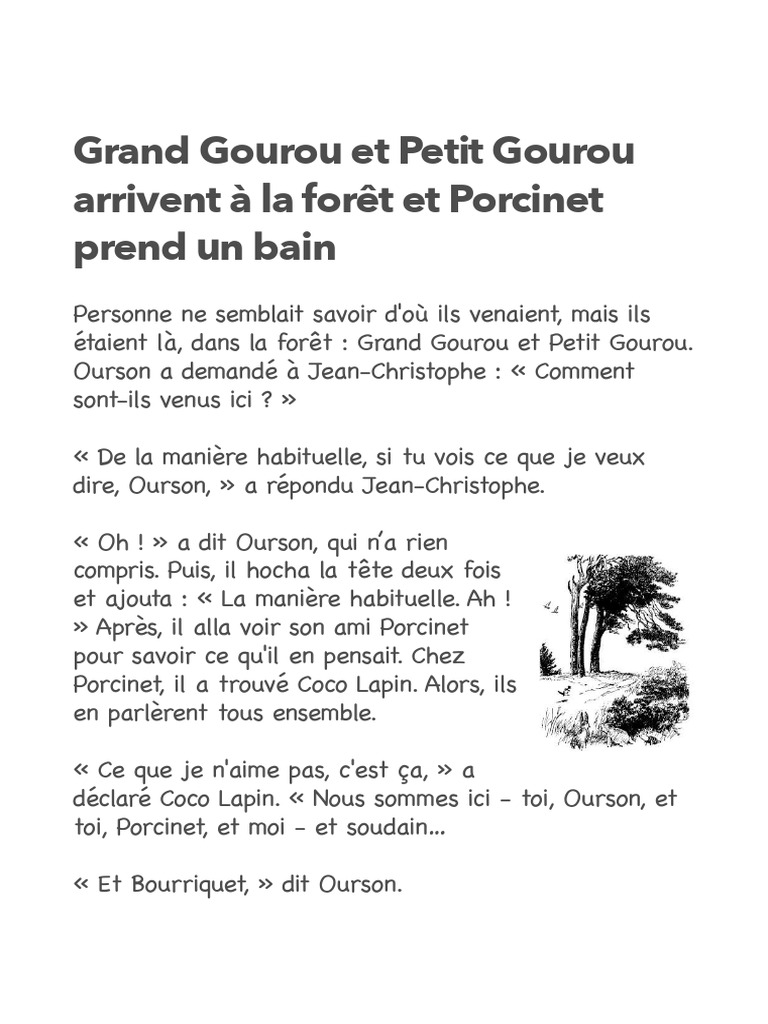 H05 - Grand-Gourou Et Petit-Gourou Arrivent À La Forêt | PDF