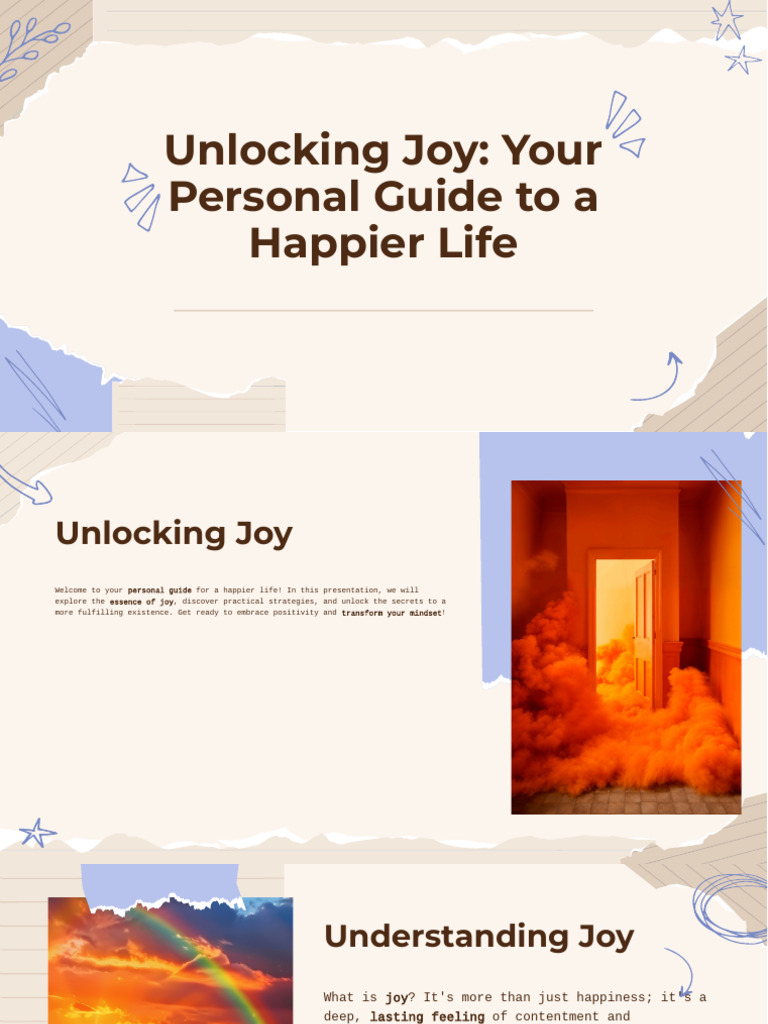 Slidesgo Unlocking Joy Your Personal Guide To A Happier Life 20240823022145epjx | PDF