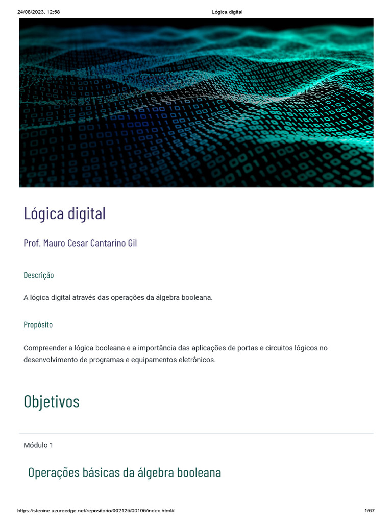 Lógica Digital | PDF