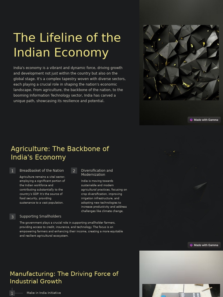 The Lifeline of The Indian Economy | PDF