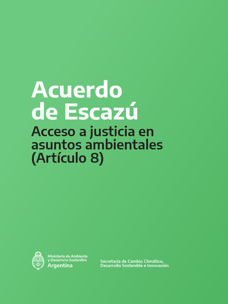 Acuerdo de Escazu 3 | PDF