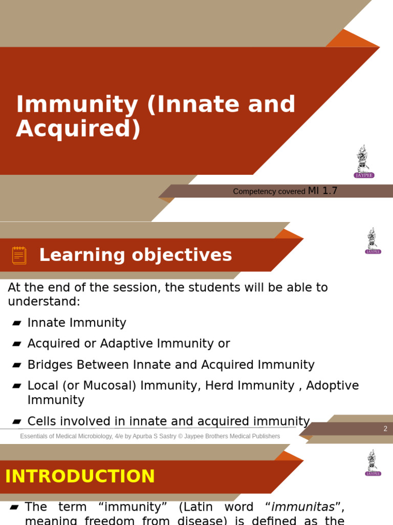 Chapter 09 - Immunity (Innate and Acquired) | PDF