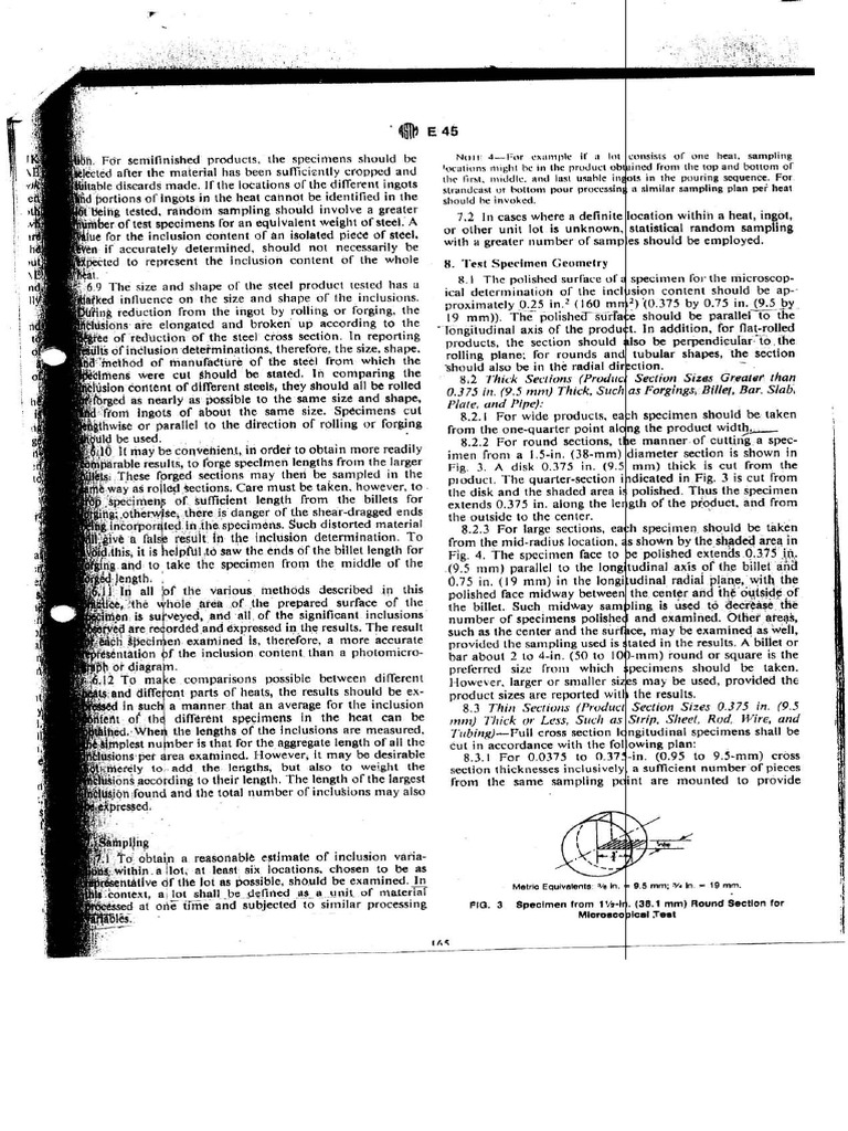 ASTM E45