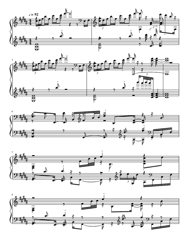 Zen Zen Zense Arranged by Animenz | PDF