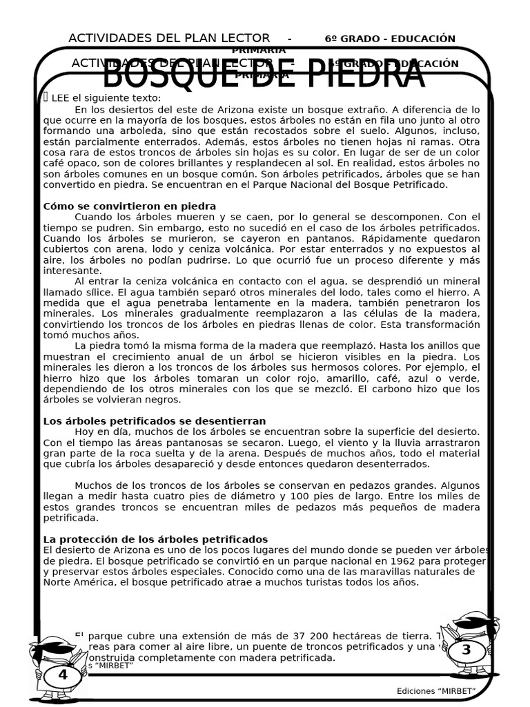 Comprensión Lectora | PDF | Arboles | Desierto