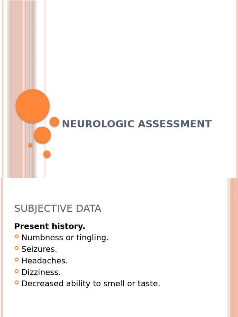 Assessment of Neurologic System | PDF
