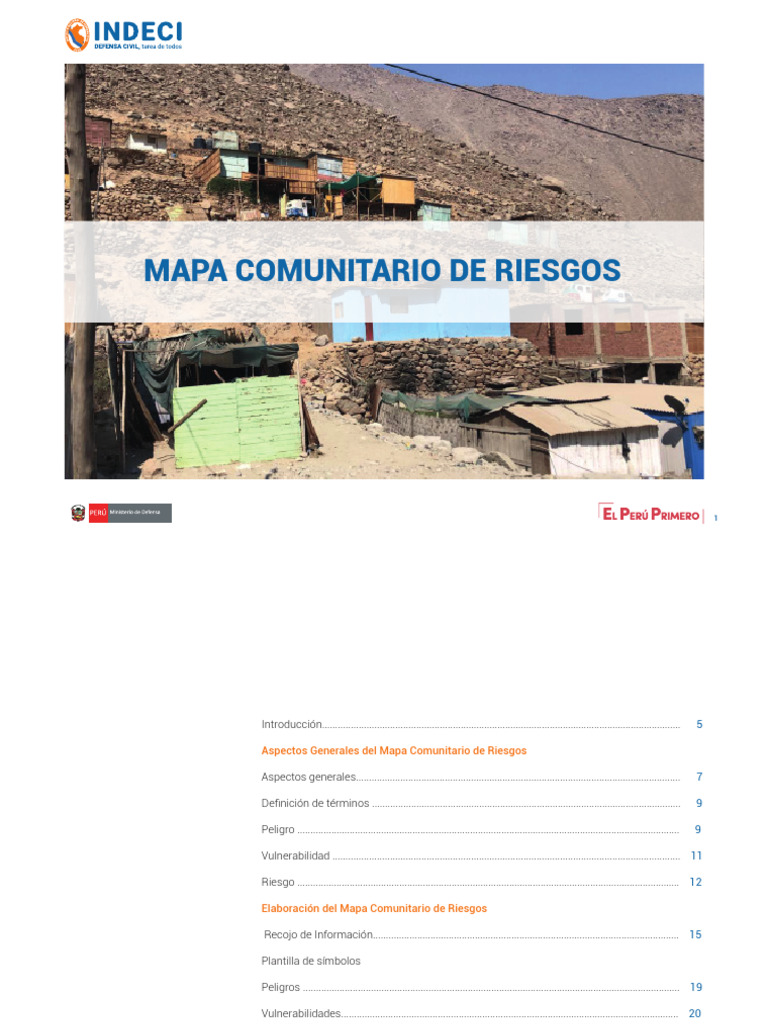 Mapa Comunitario | PDF | Riesgo | Entorno natural