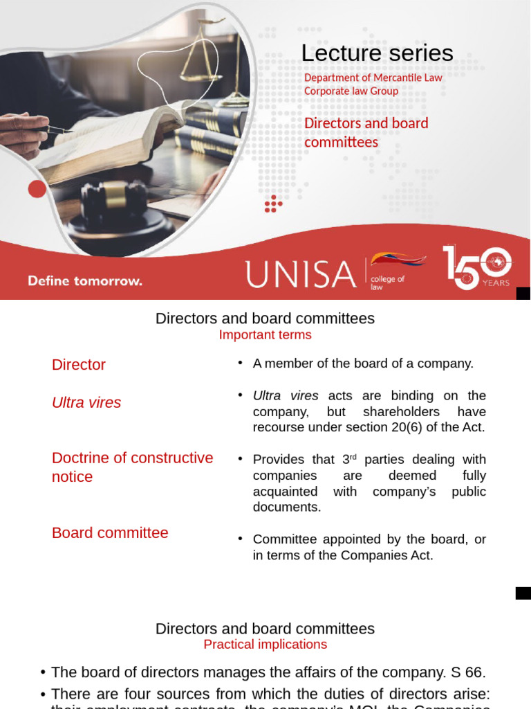 Directors and Board Committees | PDF