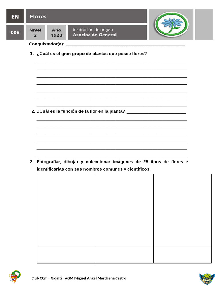 Partes de la Flor para Niños | PDF | Flores | Hogar, jardinería y bricolaje