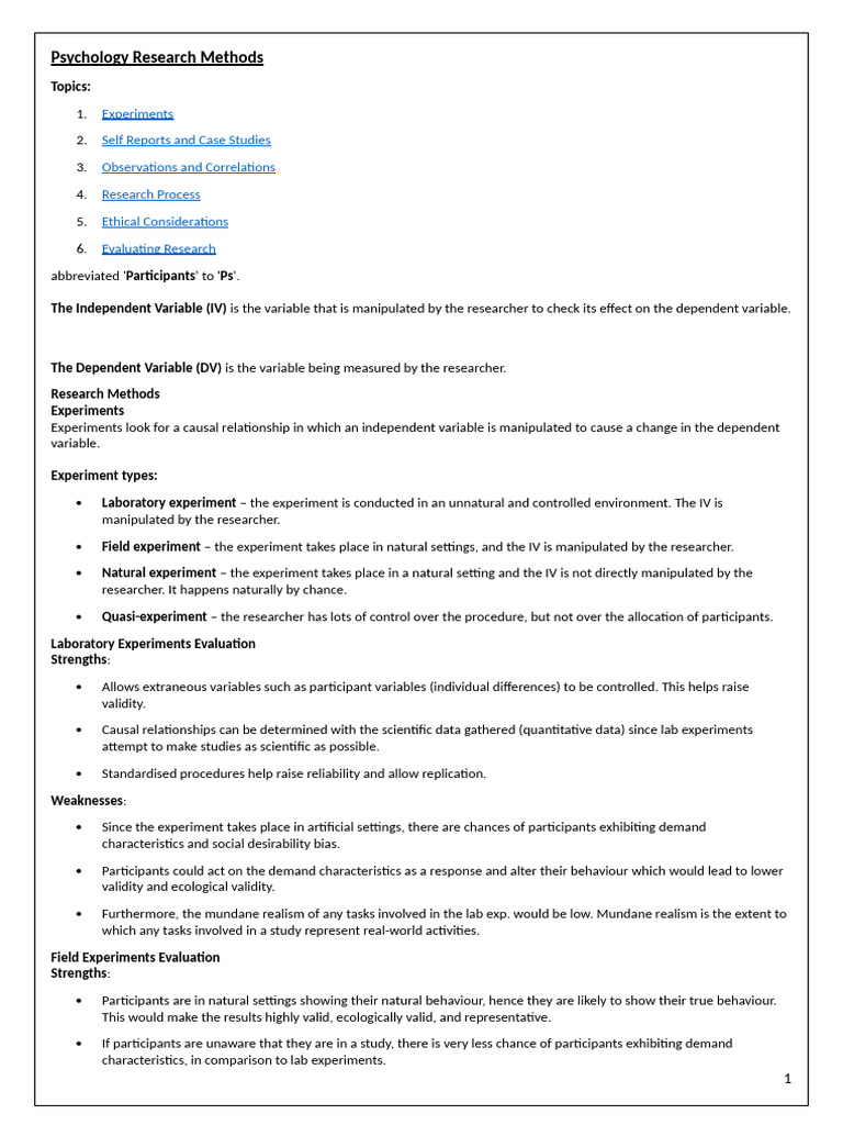 Research Own Notes | PDF