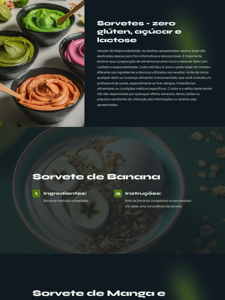 Bônus 04 - Sorvetes Zero Glúten Açúcar e Lactose | PDF