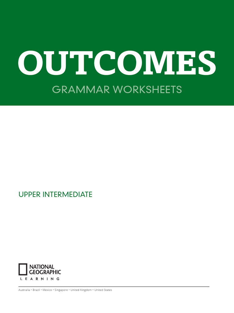 Upper Intermediate Grammar Worksheets | PDF | Adverb | Adjective