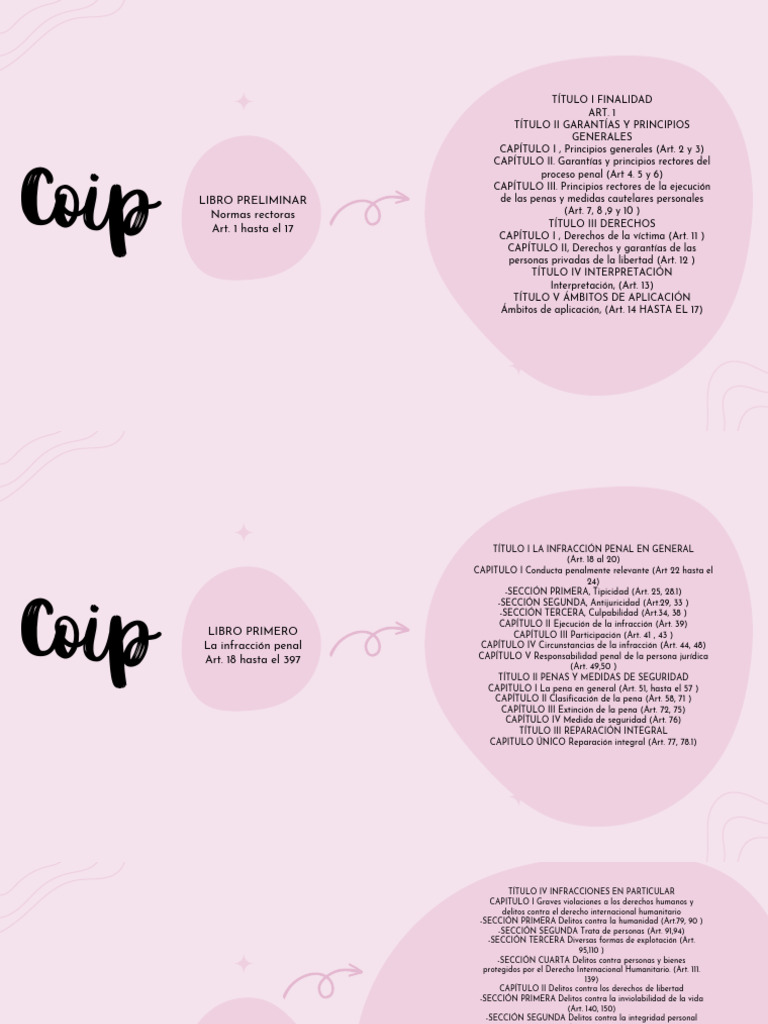 Mapa Esquemático Del Coip - Marcillo Karolay | PDF