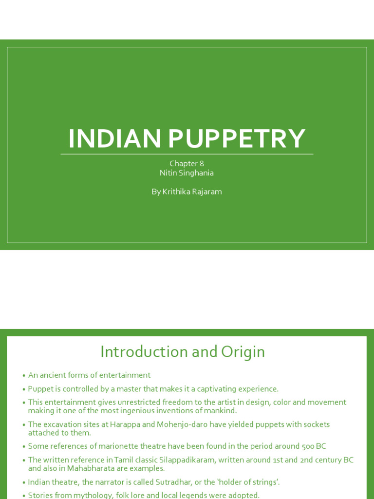 Chapter 8 Indian Puppetry | PDF