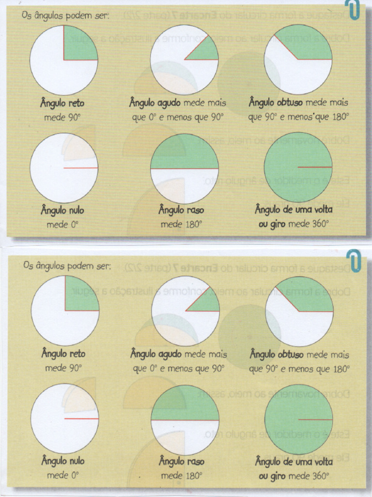 ANGULOS e Suas Medidas | PDF