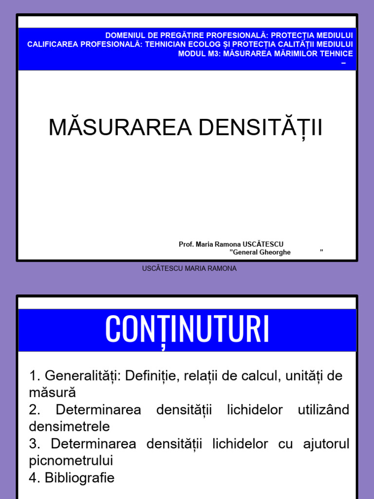 X - Masurarea Marimilor Tehnice - Uscatescu Ramona 1 | PDF