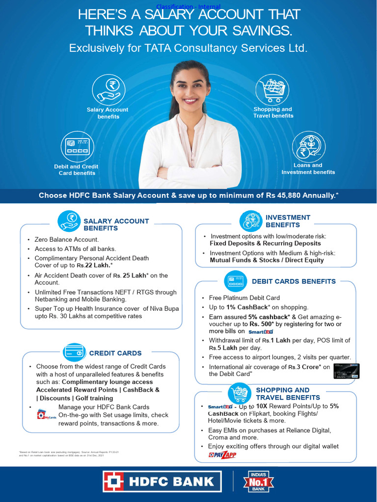 HDFC Bank Tcs One Pager Jan24 - Pan India | PDF