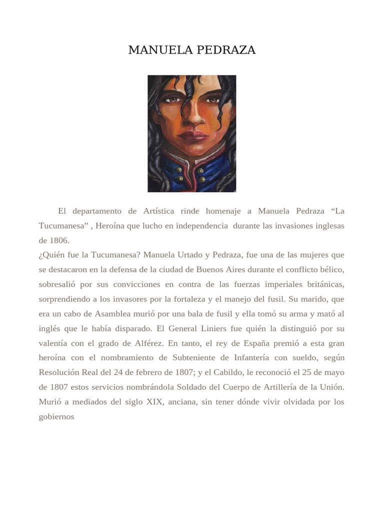 Manuela Pedraza | PDF