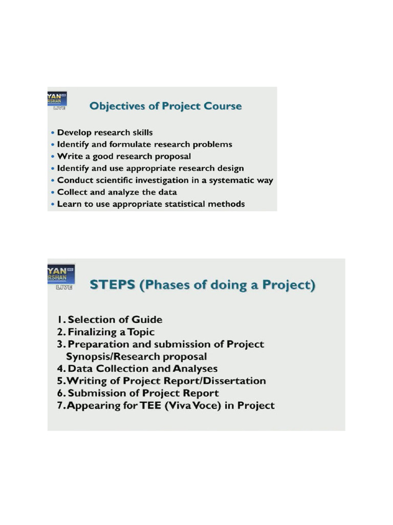 How To Start Project Work (IGNOU) | PDF
