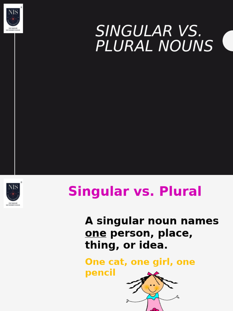 Singular vs. Plural Nouns | PDF