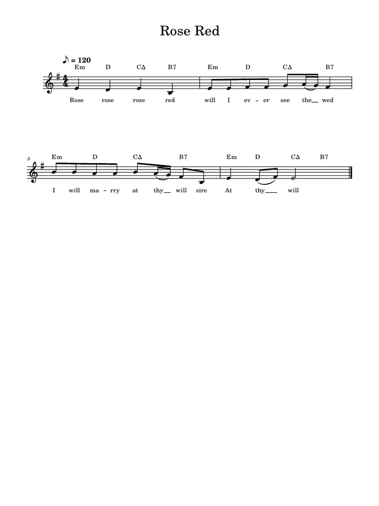 Rose Red Lead | PDF